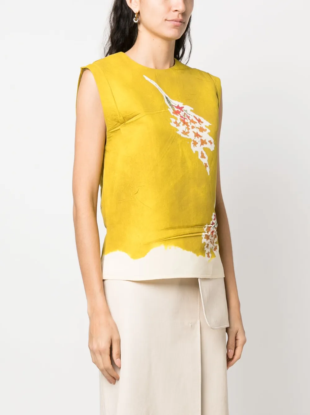 Prada Sleeveless Paper Top - Farfetch