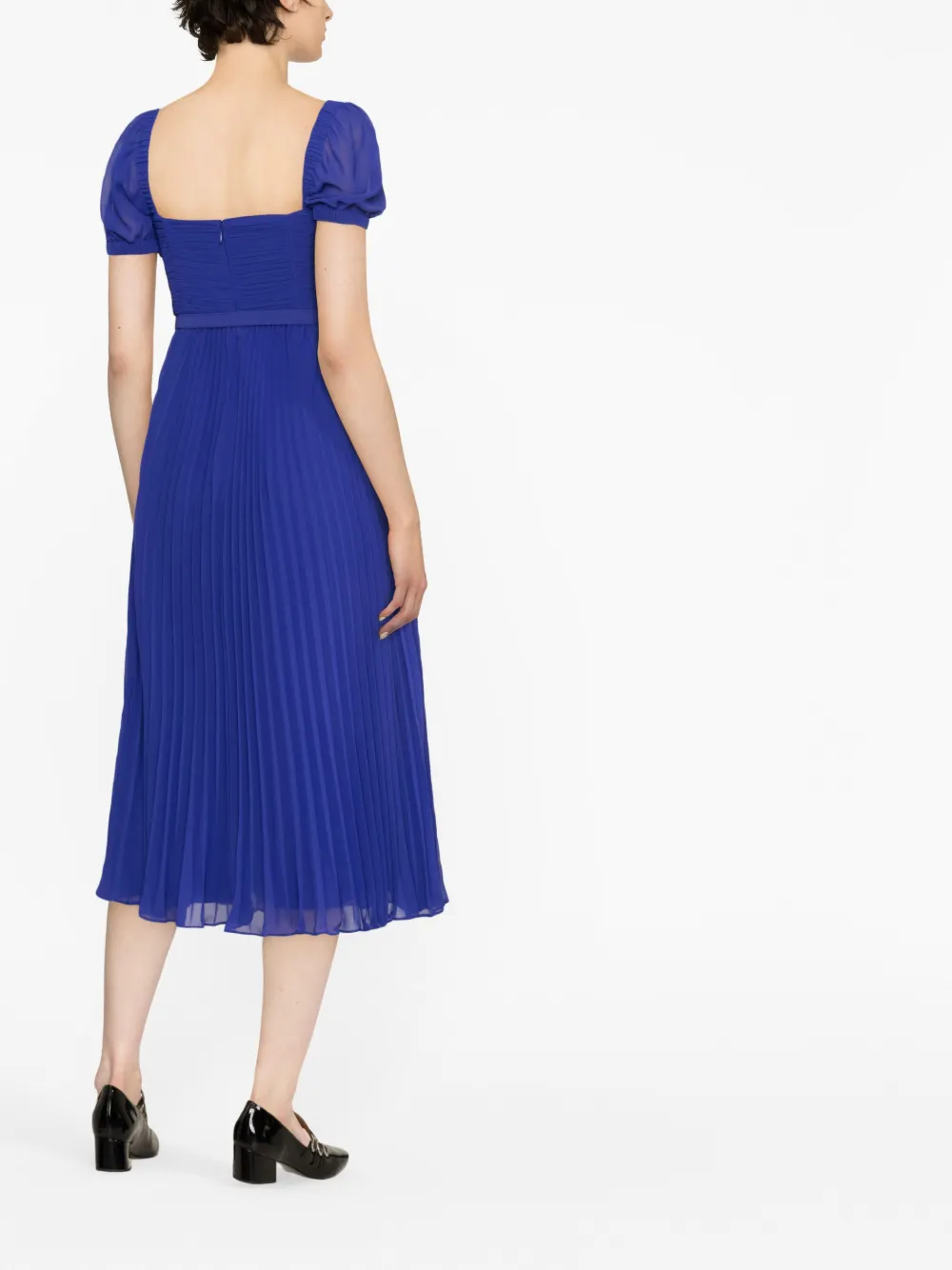 Self-Portrait sweetheart-neck Dress | Blue | FARFETCH UK