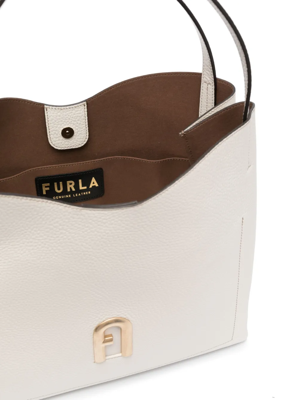 Furla Logo-plaque Tote Bag In White | ModeSens