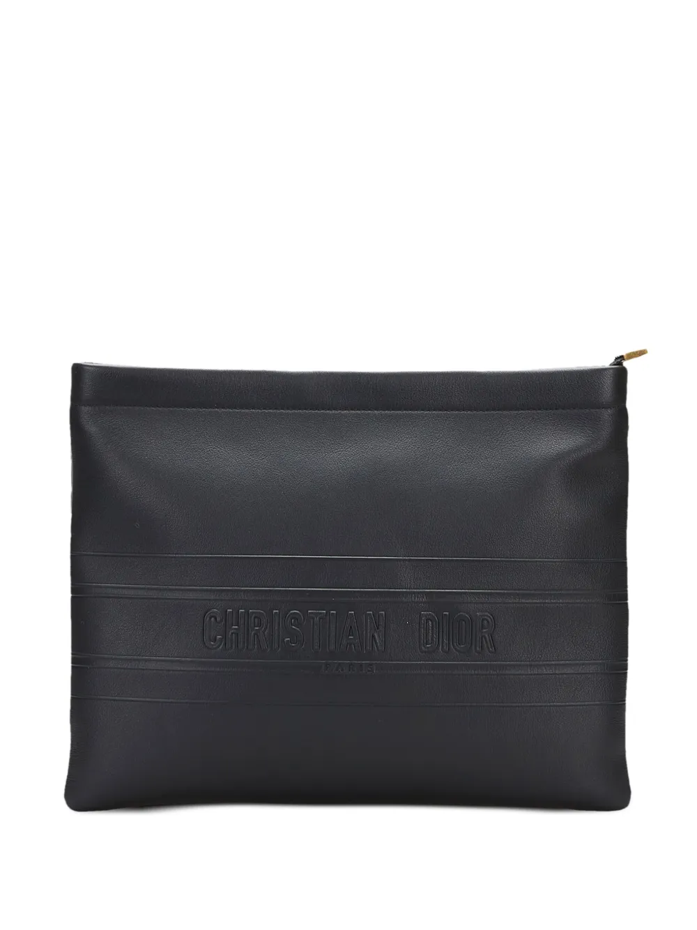 Christian Dior pre-owned logo-embossed Clutch Bag - Farfetch Christian Dior pre-owned logo-embossed Clutch Bag - Farfetch