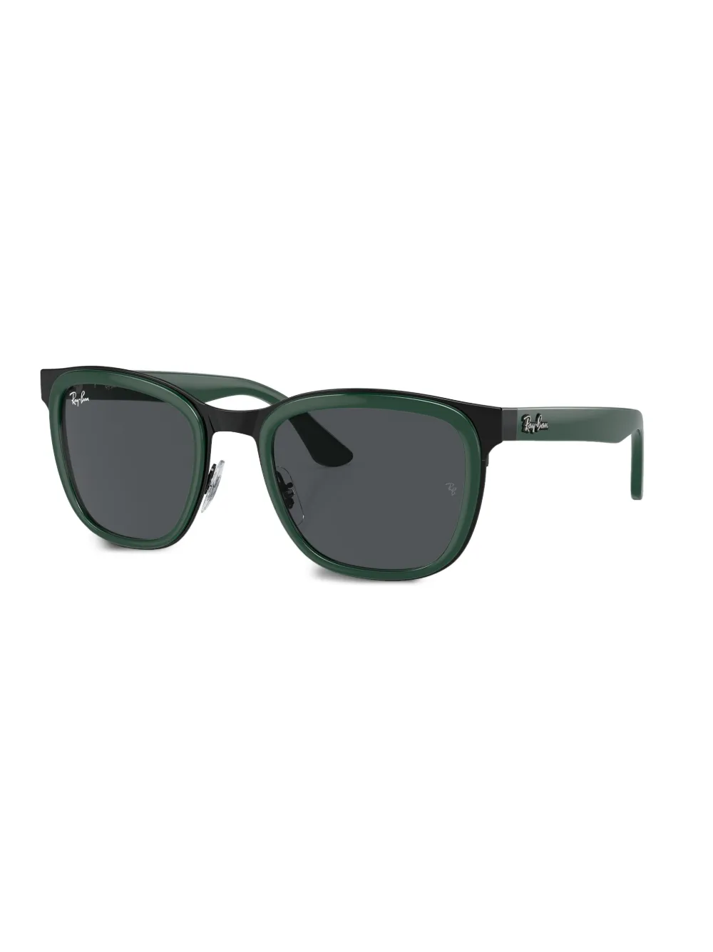 Ray-Ban Clyde Sonnenbrille Mit Rundem Gestell | Schwarz | FARFETCH DE