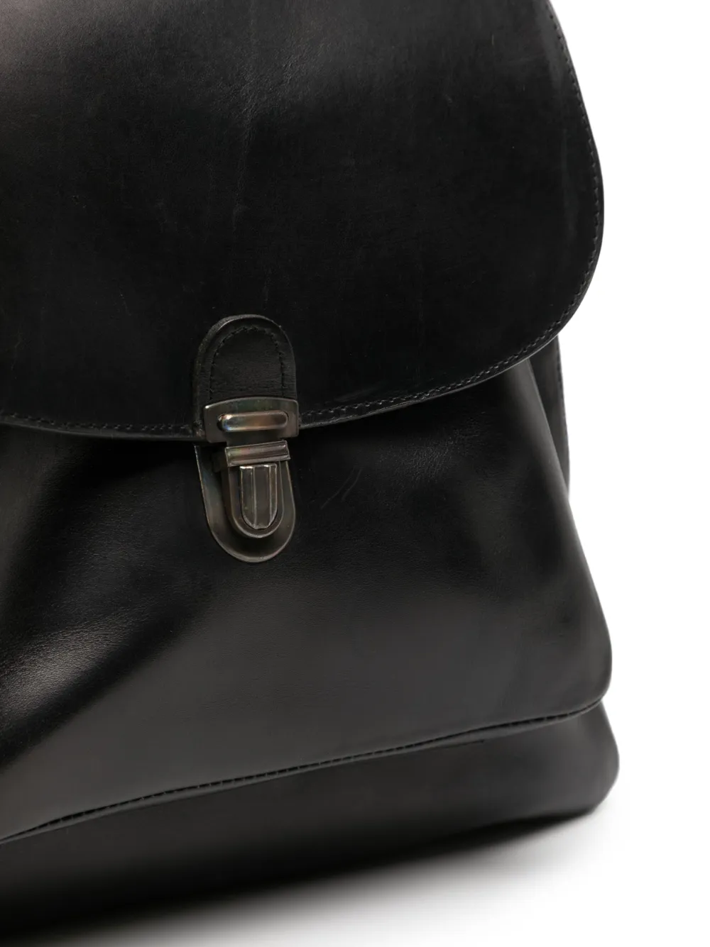 Cherevichkiotvichki Tuck-lock Leather Tote Bag In Black | ModeSens