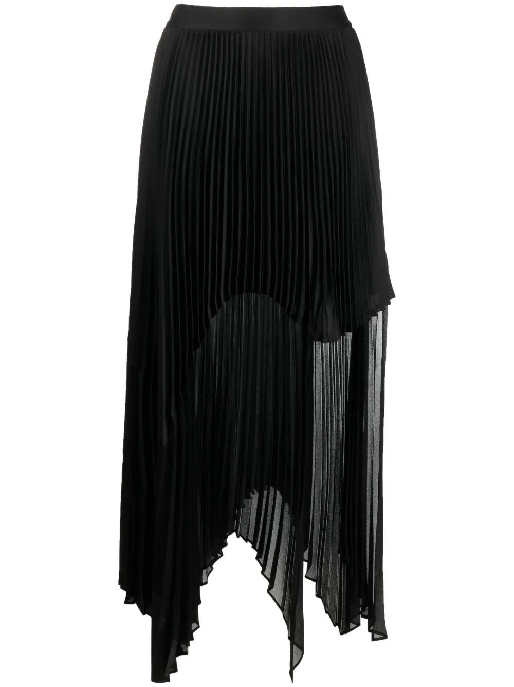 Alice Olivia Fraley Asymmetric Pleated Skirt Farfetch