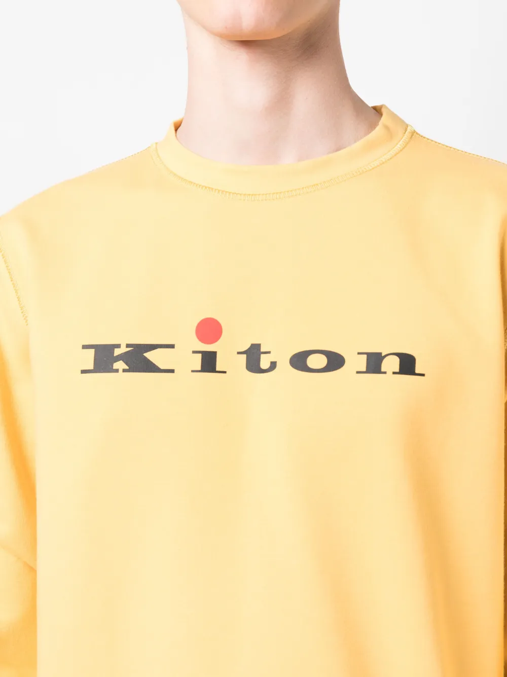 Kiton logo-print Sweatshirt - Farfetch