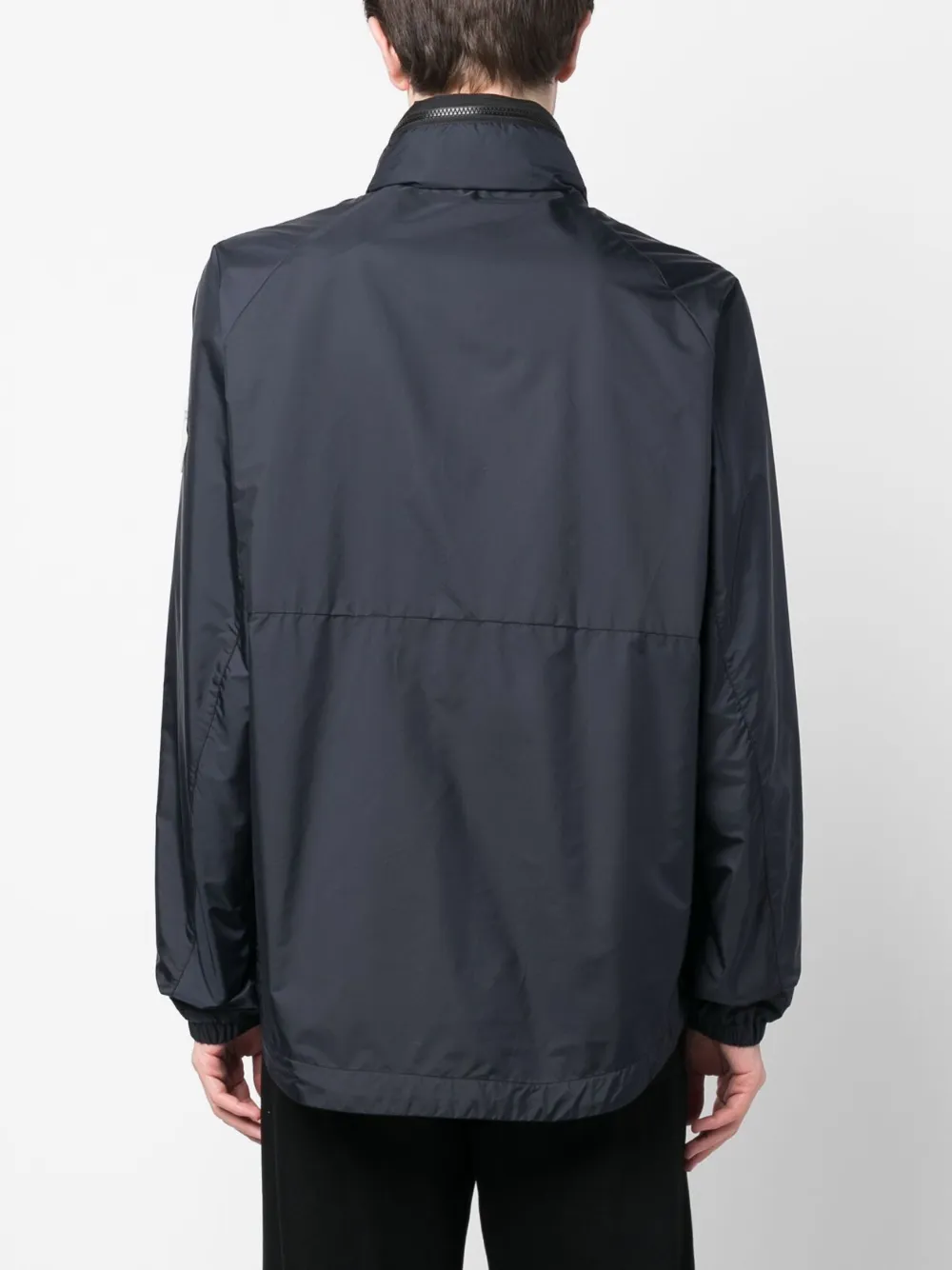 Moncler Hooded zip-front Jacket | Blue | FARFETCH UK