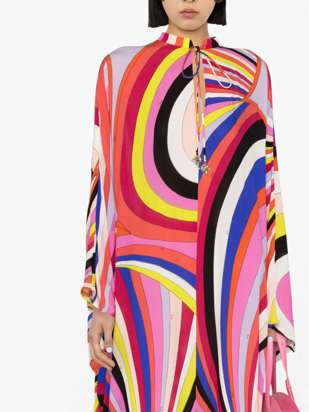 PUCCI Iride-print Kaftan Dress - Farfetch