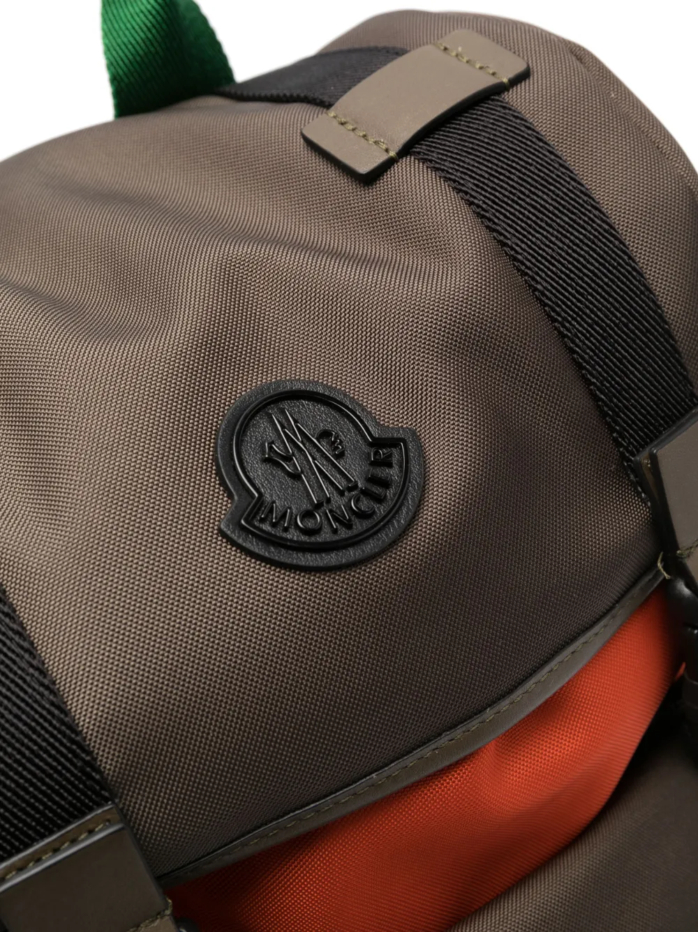 Moncler Yehor Logo-patch Backpack In Orange | ModeSens