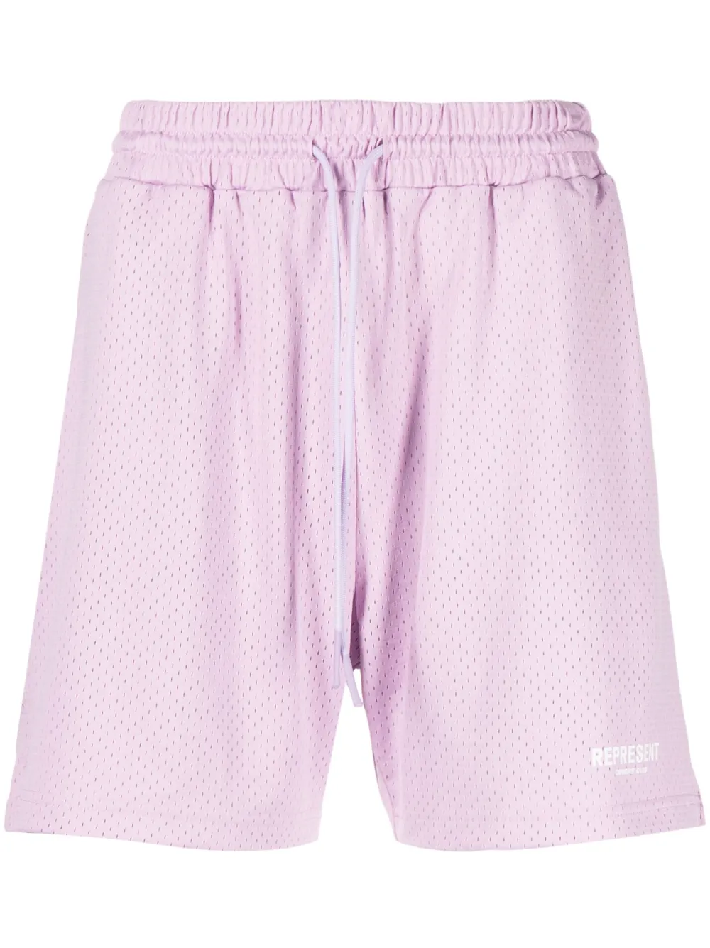Represent Perforated logo-print Shorts - Farfetch