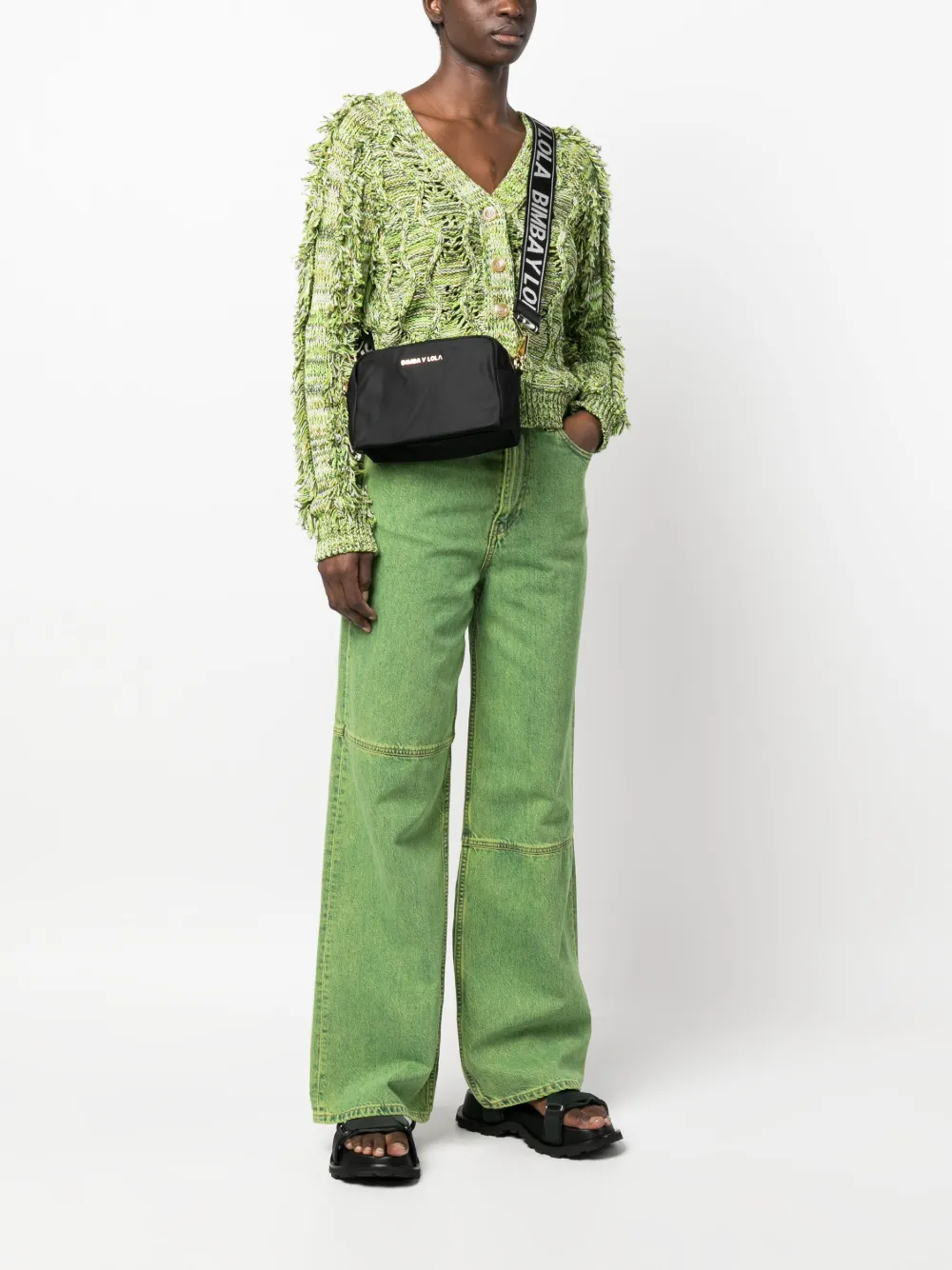 Bimba Y Lola Logo plaque Crossbody Bag Farfetch