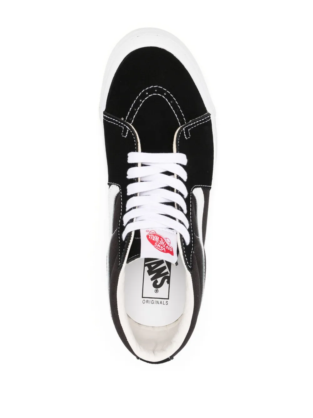 Vans Sk8-mid Lace-up Sneakers In Black | ModeSens