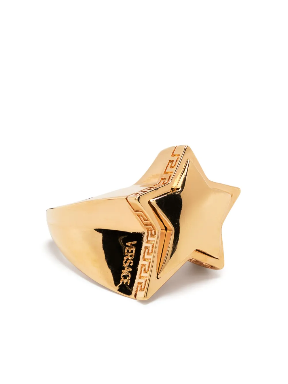 Versace Greca star-shaped Ring | Gold | FARFETCH UK