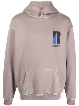 Represent Decade Of Speed Cotton Hoodie | Grey | FARFETCH