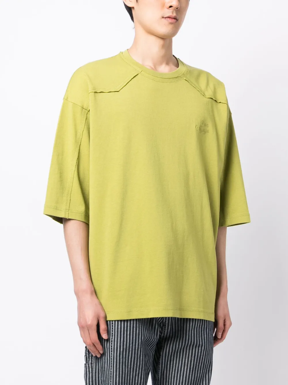 FIVE CM Logo embroidered Cotton T shirt Farfetch FIVE CM Logo embroidered Cotton T shirt Farfetch