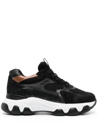 Hogan Hyperactive Suede Sneakers | Black | FARFETCH TR