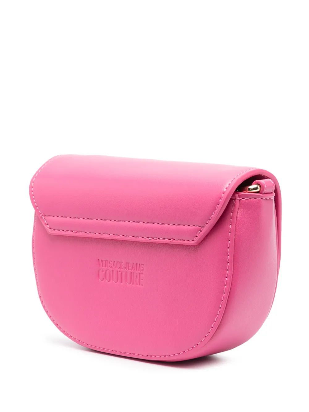 Versace Jeans Couture embossed-logo chain-link Bag | Pink | FARFETCH