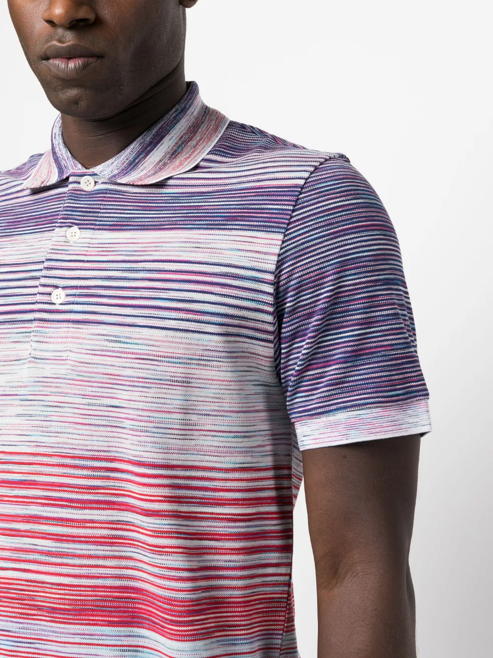 Missoni gradient-effect Polo Shirt | Purple | FARFETCH UK Missoni gradient-effect Polo Shirt | Purple | FARFETCH UK
