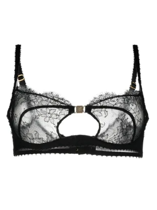 Agent Provocateur Reena Plunge Underwired Bra | Black | FARFETCH