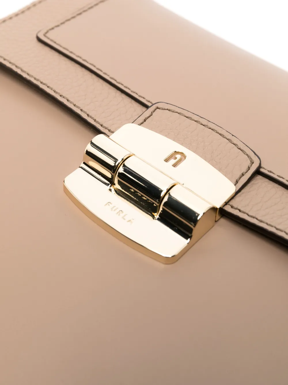 Furla Club Leather Cross Body Bag In Braun | ModeSens