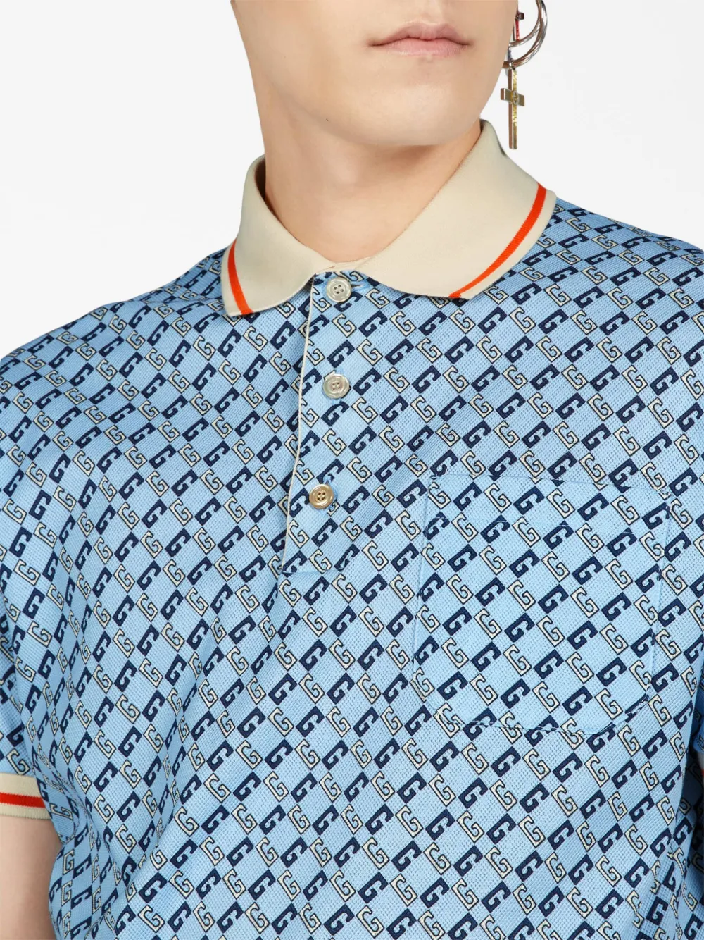 Gucci Poloshirt Met Logopatroon - Farfetch