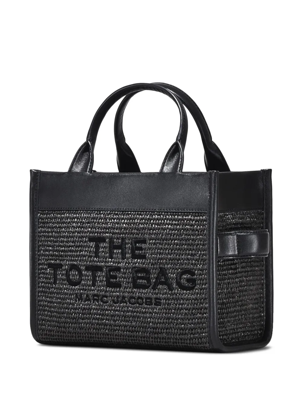 Marc Jacobs Mini The Woven Tote Bag In Black | ModeSens