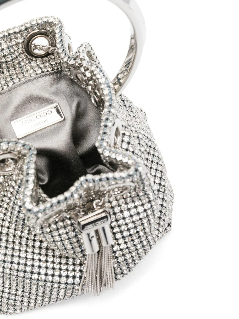 Jimmy Choo Bon Bon crystal-embellished Mini Bag - Farfetch