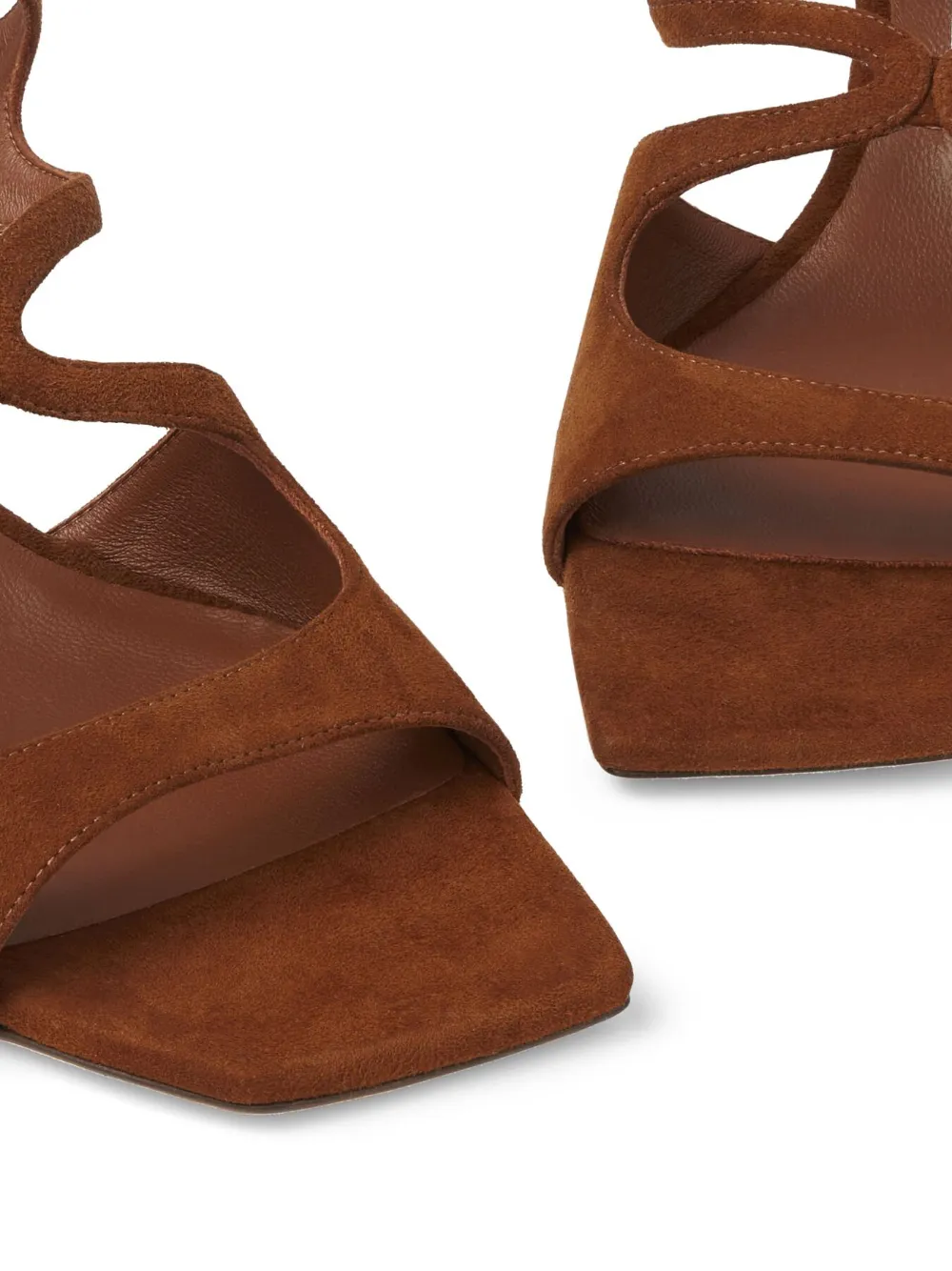 Jimmy Choo Azure 50mm Suede Sandals - Farfetch