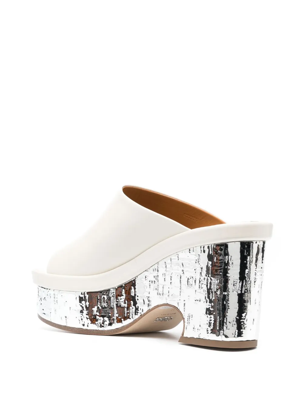 Chloé Oli 100mm Platform Mules In Nude | ModeSens