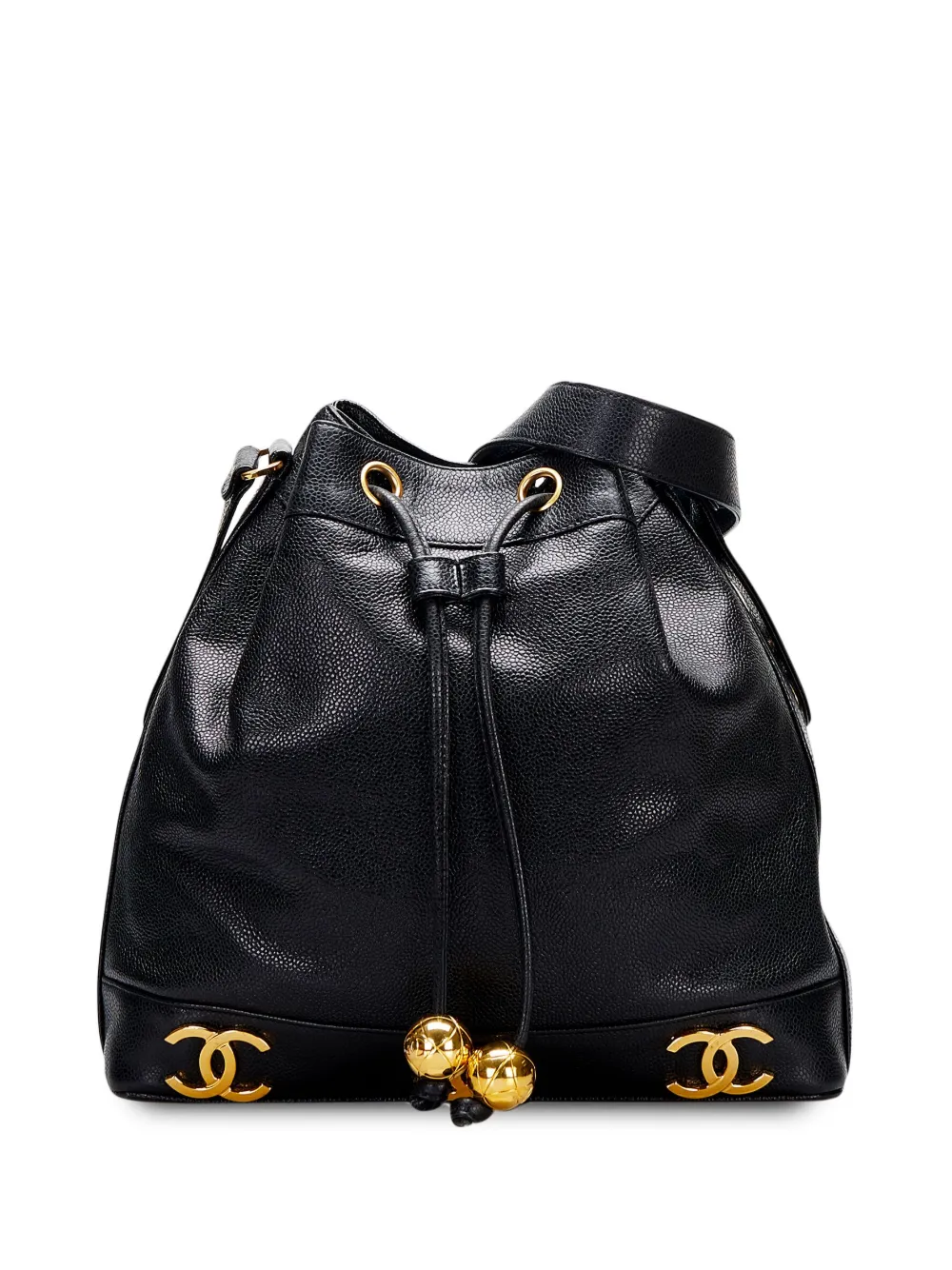 CHANEL Pre-Owned 1995 interlocking CC bucket bag | Smart Closet