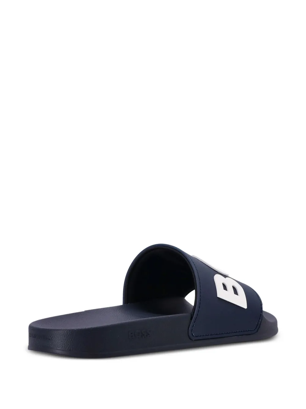 BOSS Slide Com Logo Gravado | Azul | FARFETCH BR