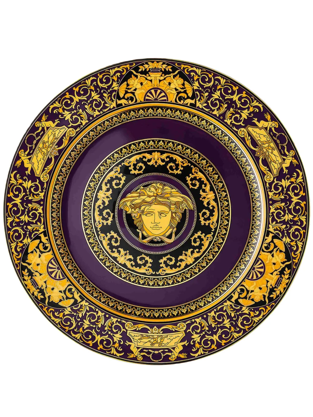 Versace Medusa Porcelain Service Plate In Violett | ModeSens