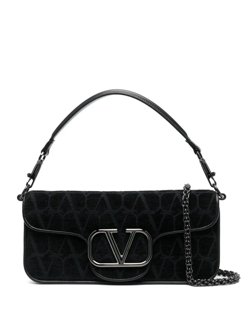 Valentino Garavani Mini Locò Shoulder Bag In Black | ModeSens