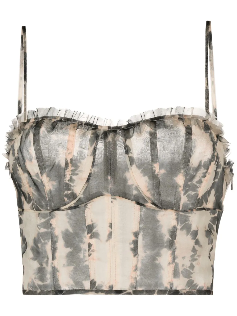Ulla Johnson Iris Silk Corset Top | Neutrals | FARFETCH UK