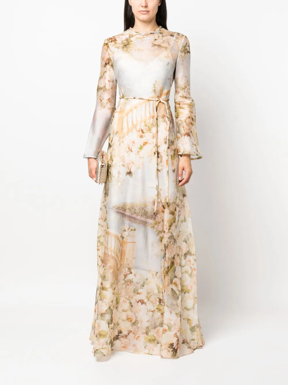 Zimmermann Luminosity Floral Print Silk Dress Farfetch