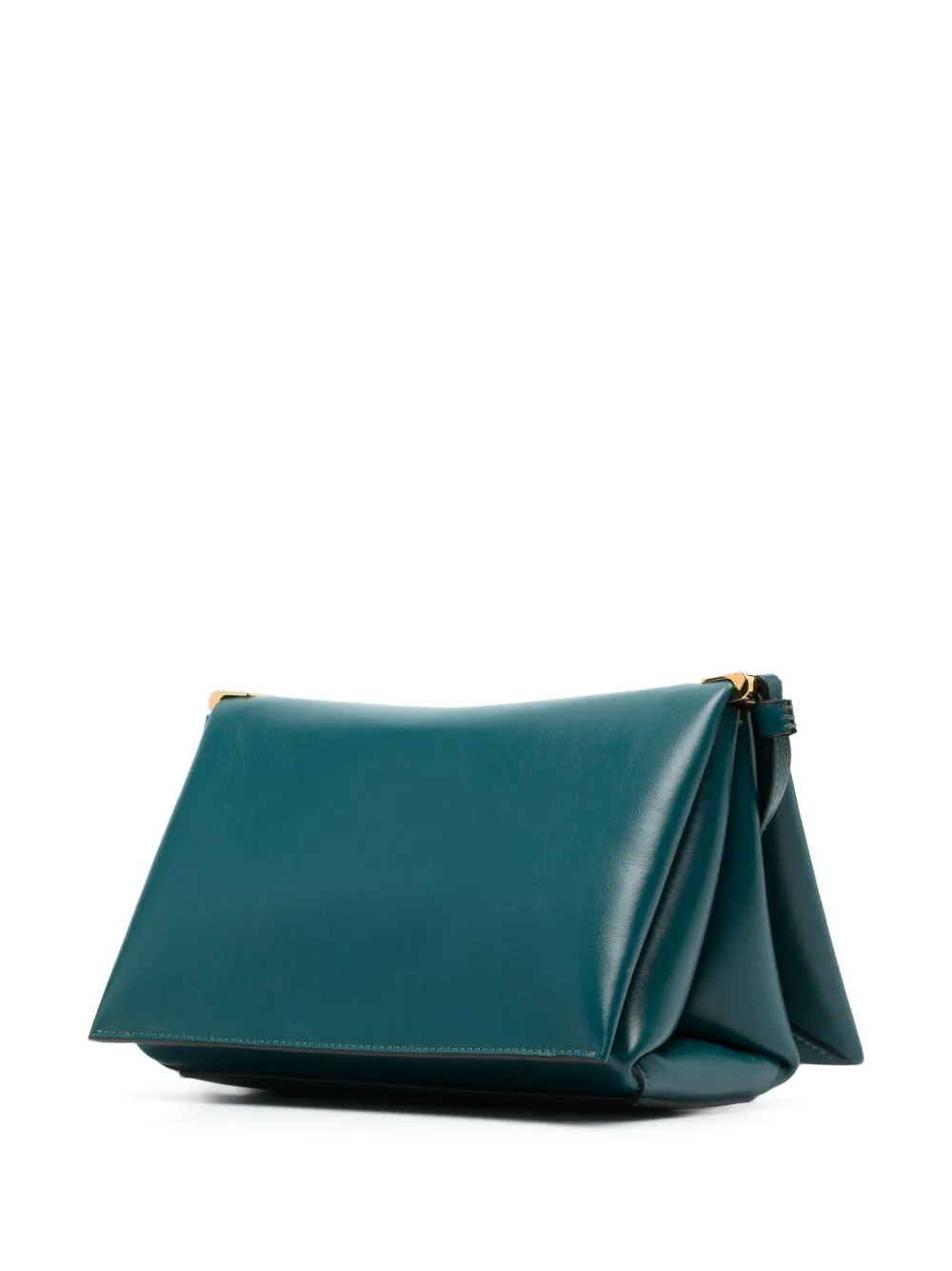 Wandler Logo-stamp Leather Shoulder Bag In Blue | ModeSens