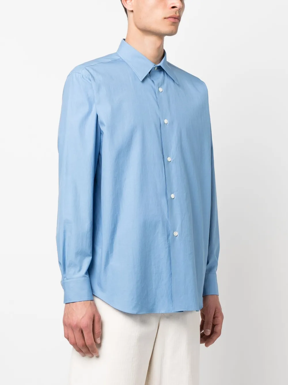 Auralee Camisa Manga Larga Con Botones - Farfetch