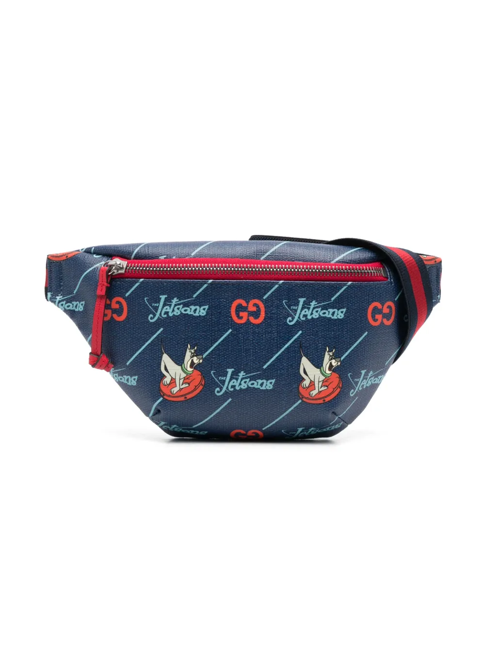 Gucci Kids' X The Jetsons Canvas Belt Bag In Blue | ModeSens