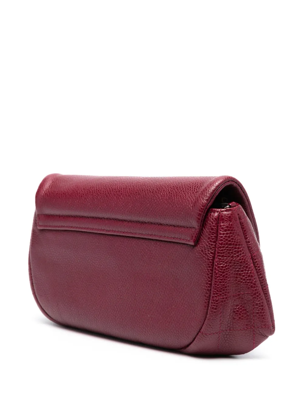CHANEL Pre-Owned Cartera CC Half Moon 2010-2011 | Rojo | FARFETCH MX