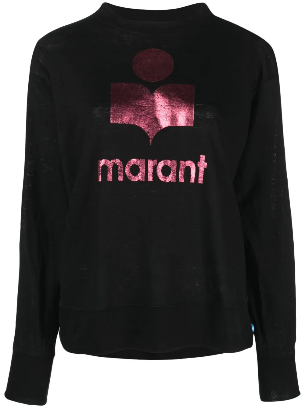 Isabel Marant Logo-print Linen Jumper | ModeSens