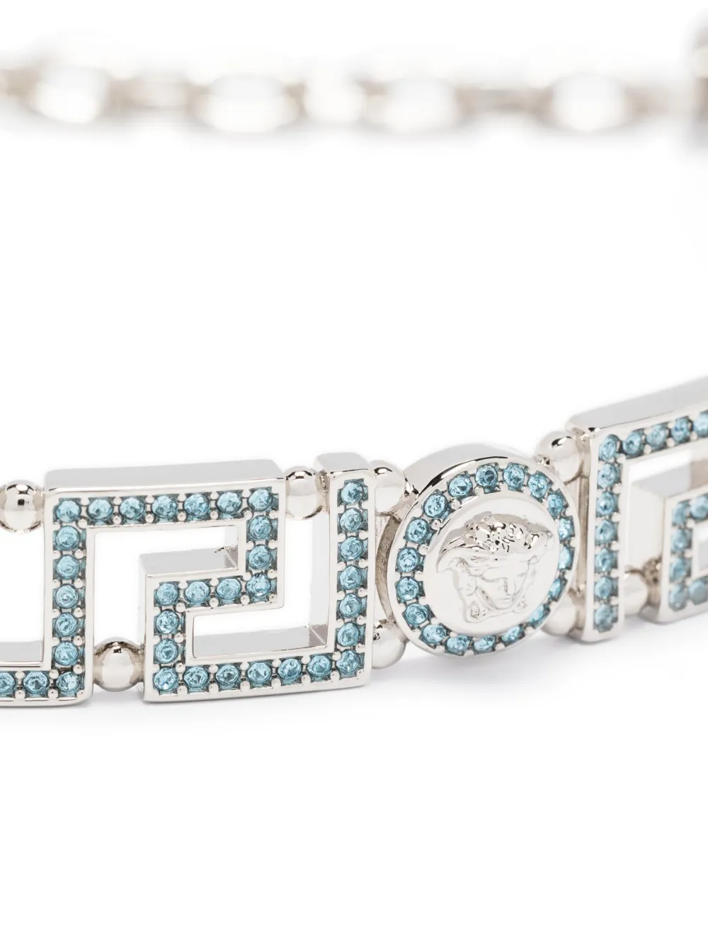 Versace Medusa Greca Choker Necklace | Silver | FARFETCH