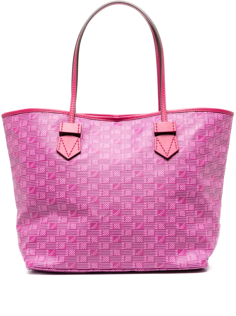 Moreau Saint Tropez Leather Tote Bag In Pink Modesens