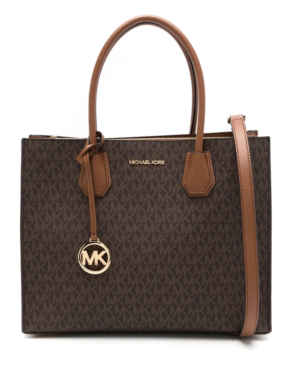 Michael Michael Kors Large Mercer Monogram Tote Bag | Brown | FARFETCH TR