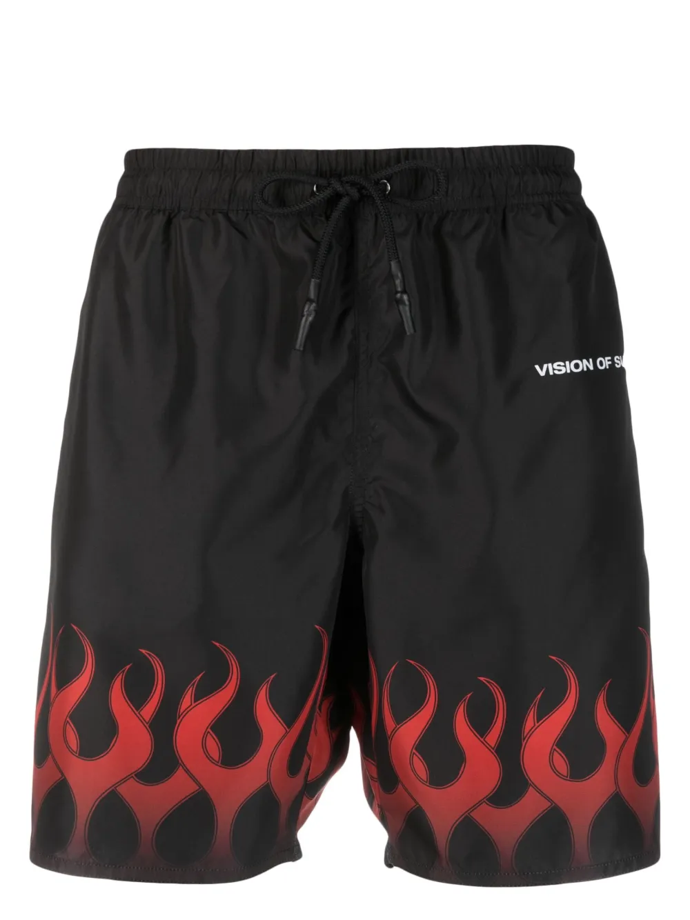 Vision Of Super Flame Print Swim Shorts Farfetch