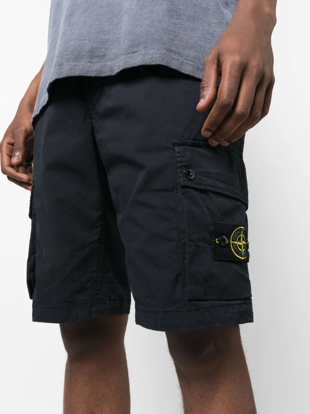 Stone Island Cargo-Shorts Mit Kompass-Patch - Farfetch