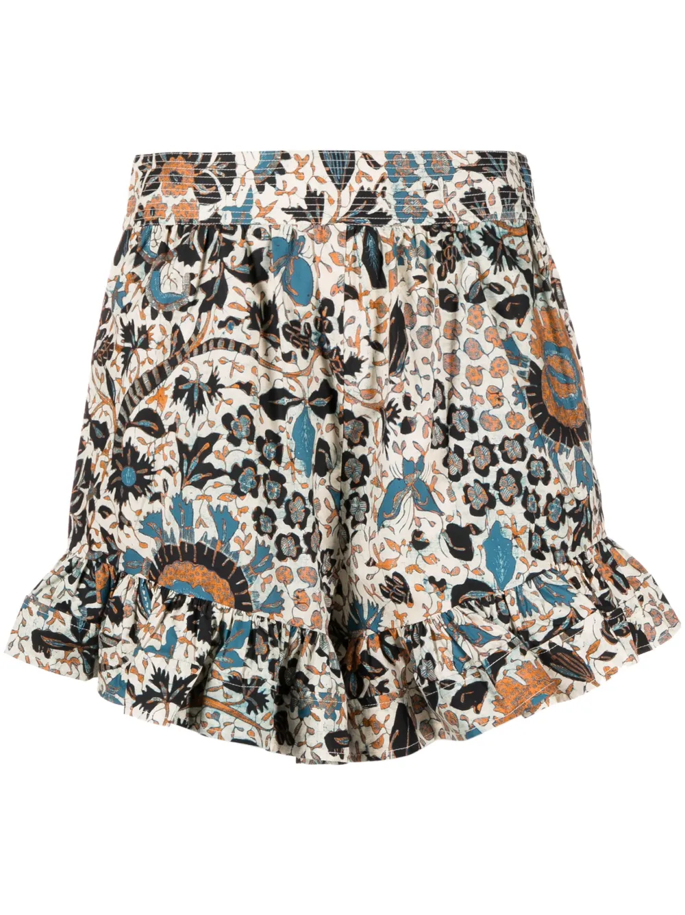 Ulla Johnson Ambre Ruffled Floral print Cotton Shorts Farfetch Ulla Johnson Ambre Ruffled Floral print Cotton Shorts Farfetch