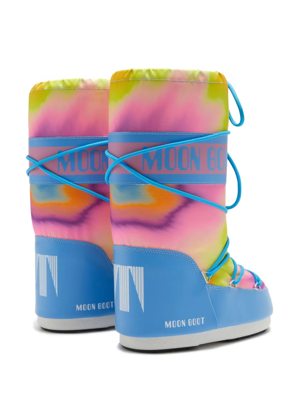 Moon Boot Icon tie-dye Padded Boots - Farfetch