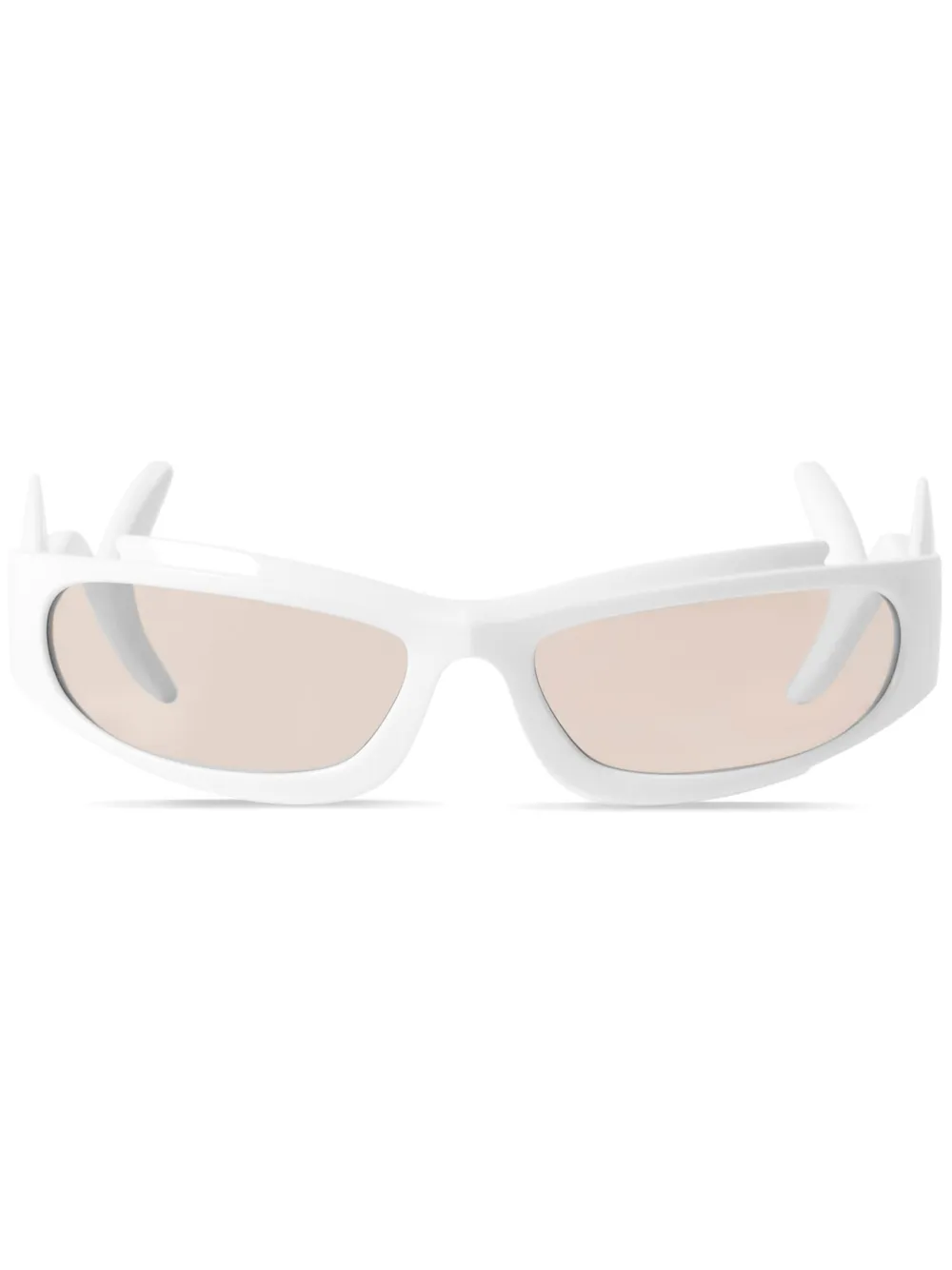 Burberry Eyewear Rectangle-frame Sculpted-arms Sunglasses In White ...