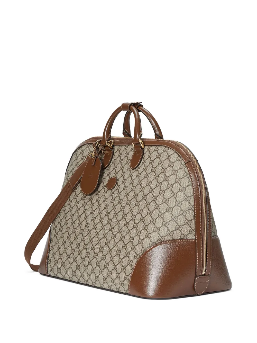 Gucci Gg Large Duffle Bag In Neutrals | ModeSens