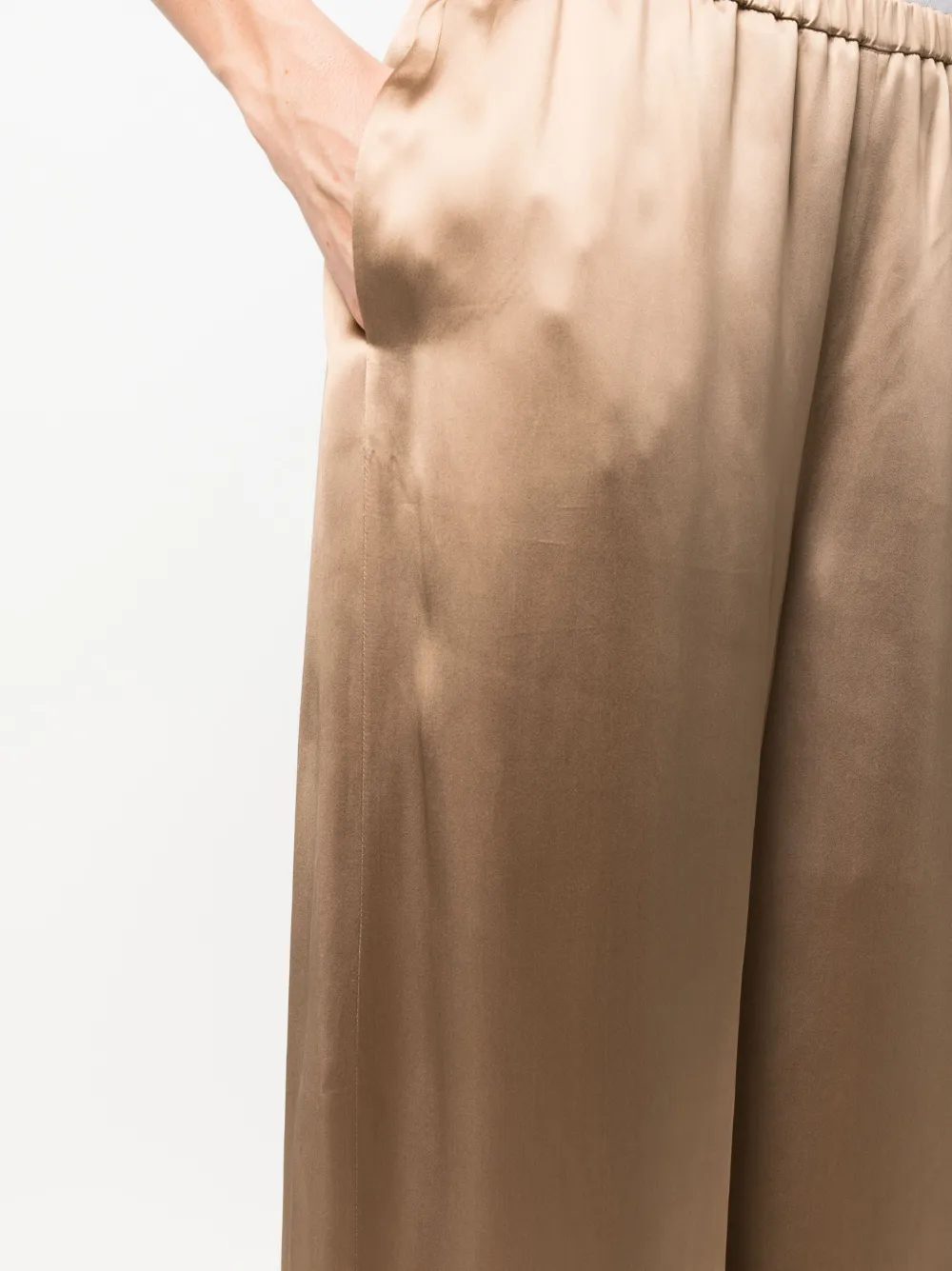Fabiana Filippi Satin Wide Leg Trousers Farfetch
