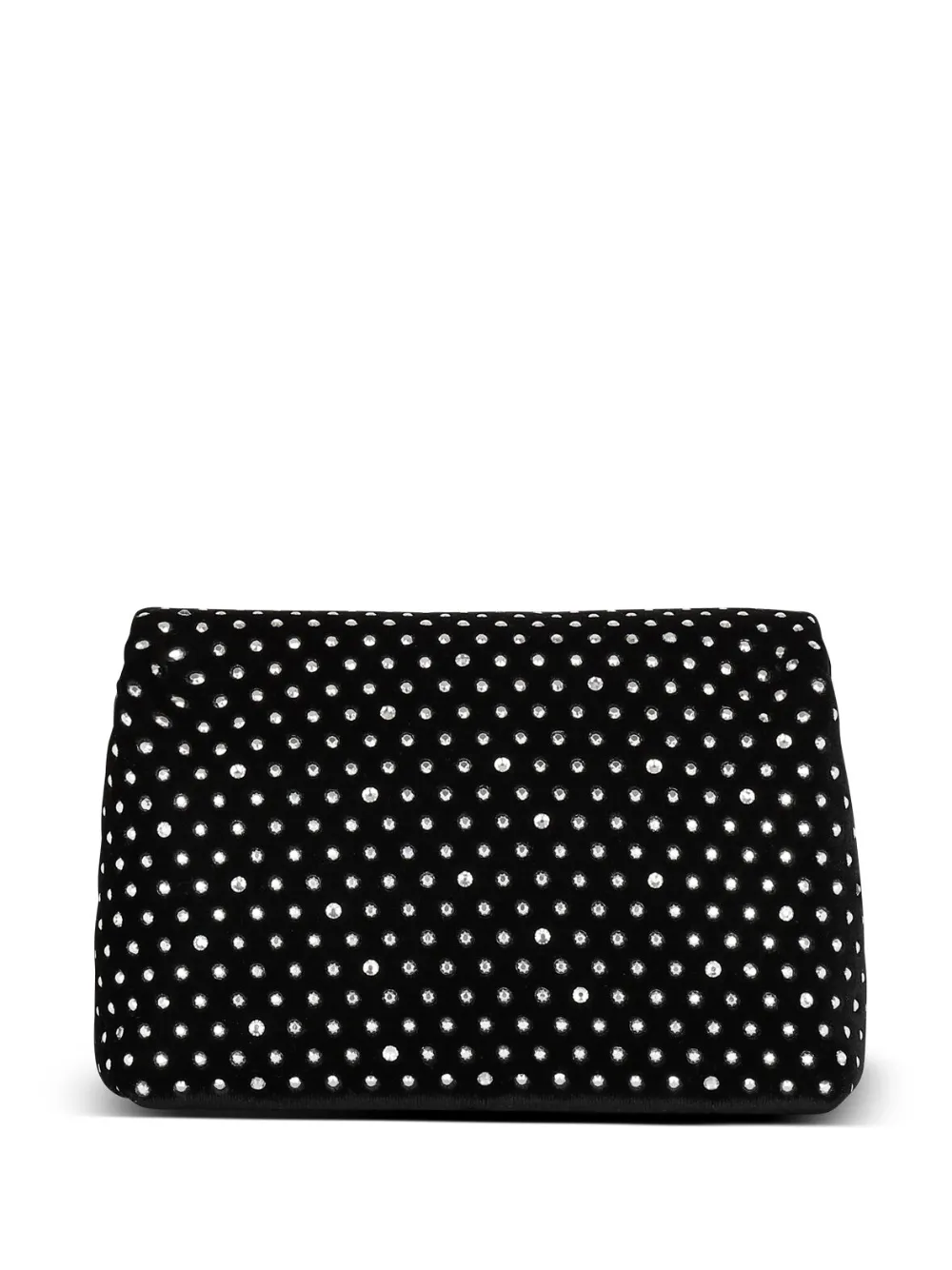 Balmain Crystal Embellishment Shoulder Bag | Black | FARFETCH UK