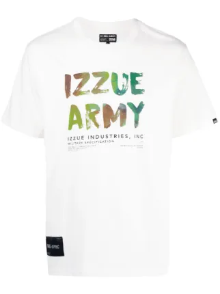 Izzue logo-print Cotton T-shirt | White | FARFETCH